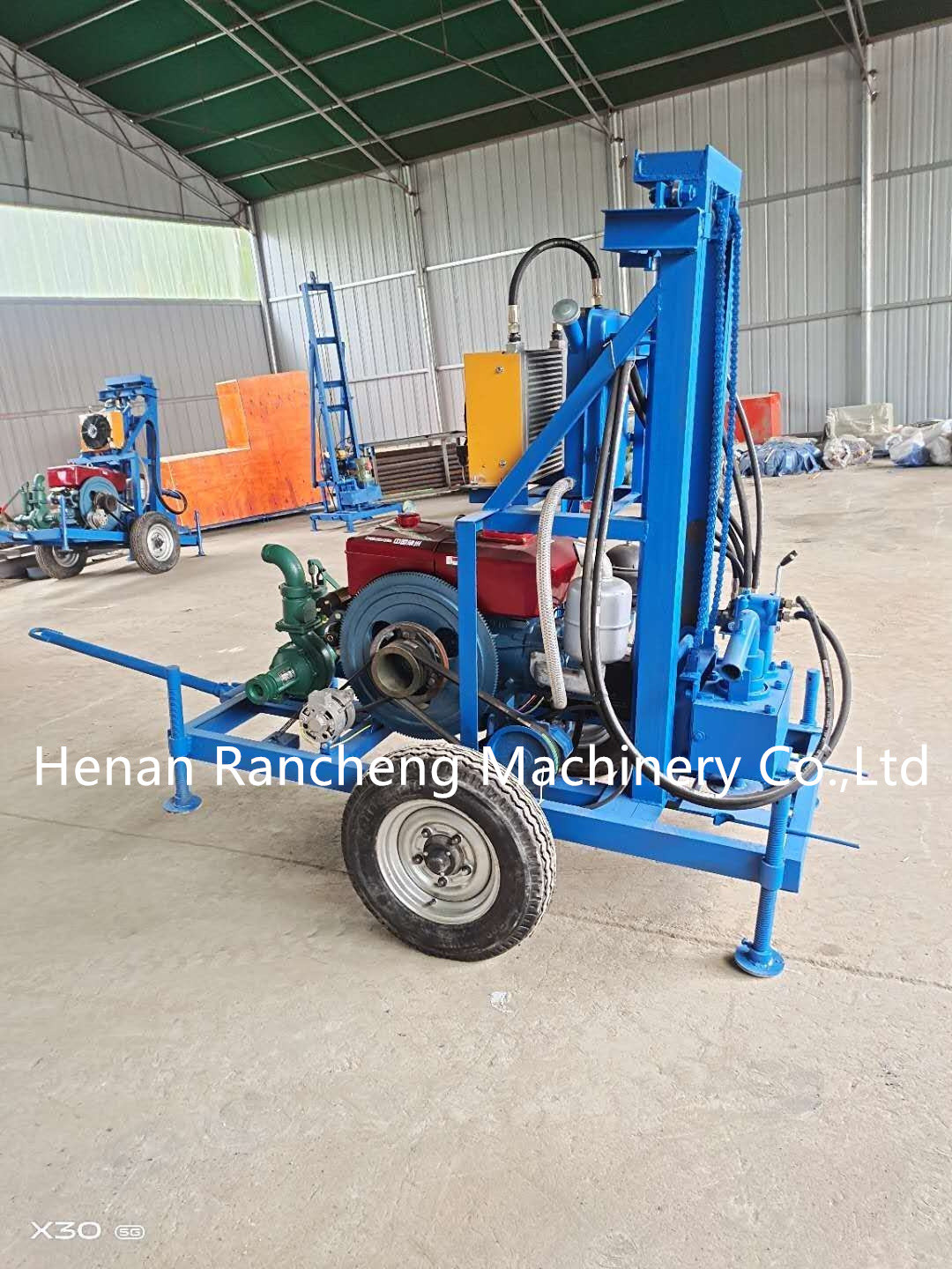 RCS200P Portable Water Well Drilling Rig Test