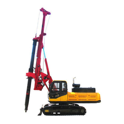 Crawler Mounted Water Well Rotary Drilling Rig Machine 170KW Engine 40m ...