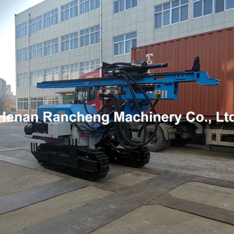 60-80m Depth Crawler Hydraulic DTH Drilling Rig 90-165mm Diameter 3100 ...