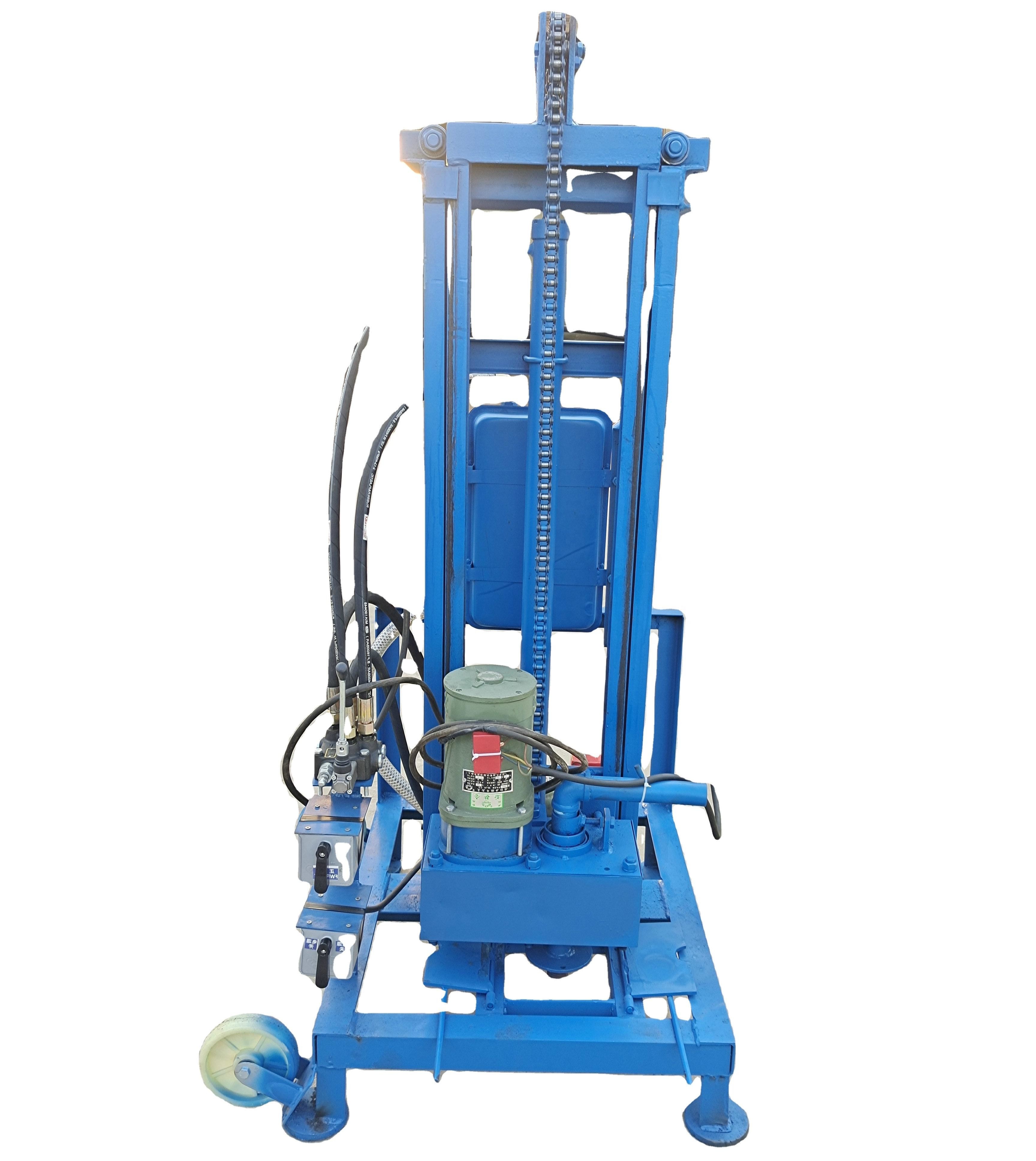 150m Depth Portable Water Well Drilling Machine 11KW Three Phases ...