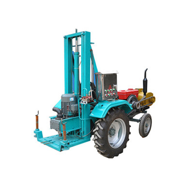 150m Depth Borehole Drilling Machine 30KW Four Wheel Tractor Water Well ...