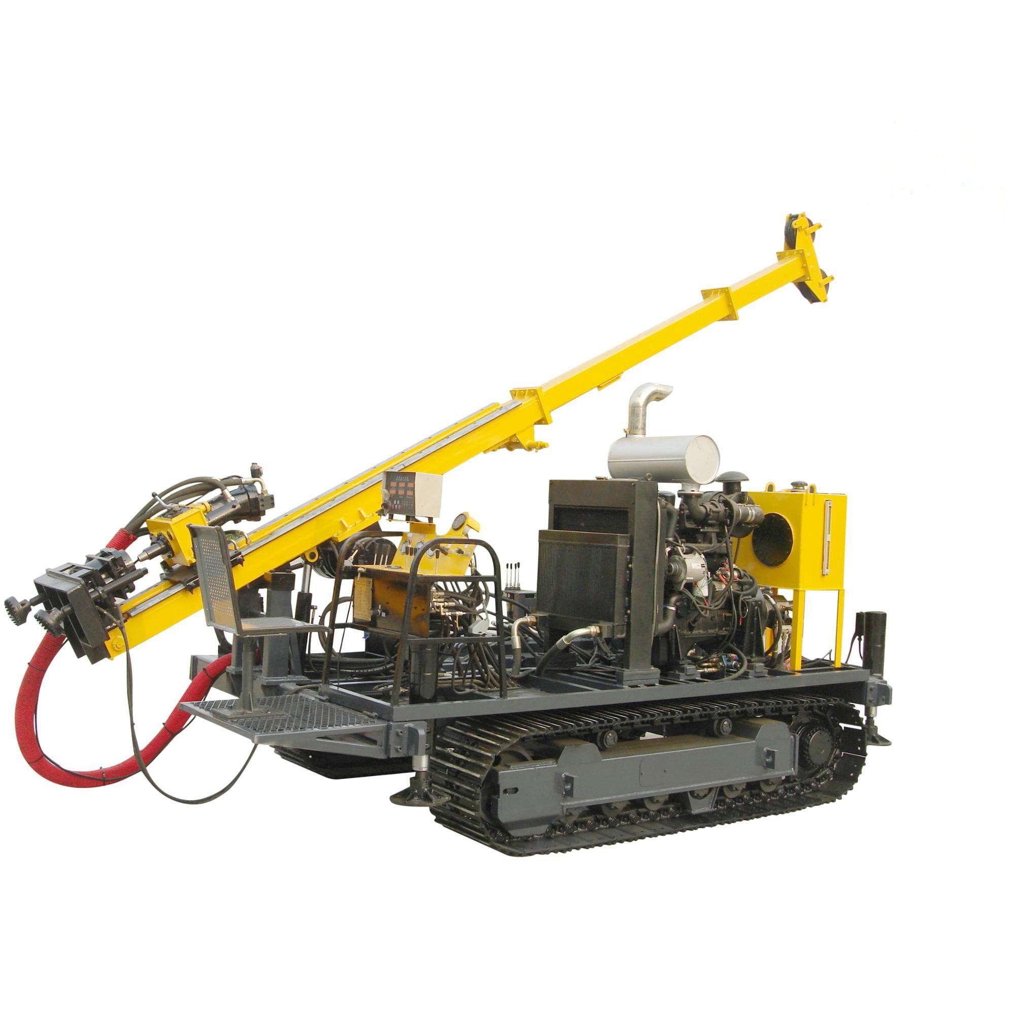 Crawler Mounted Core Drilling Machine 1700m - 3000m Depth 370HP Diesel ...