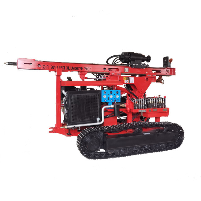 RC130Y Hydraulic Crawler Pile Drilling Machine 30m Screw Solar Pile ...