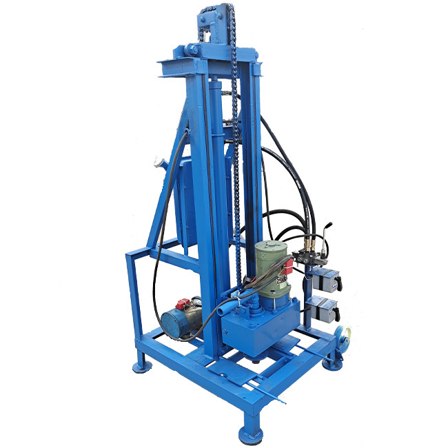 Hydraulic Cylinder Portable Water Well Drilling Machine 100m Deep 51mm ...
