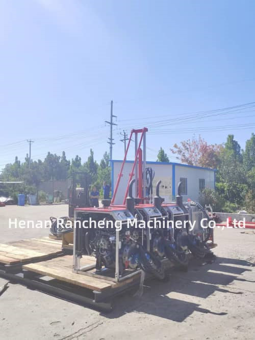 Top Drive Rotation Head Hydraulic Core Drilling Rig Portable Core ...