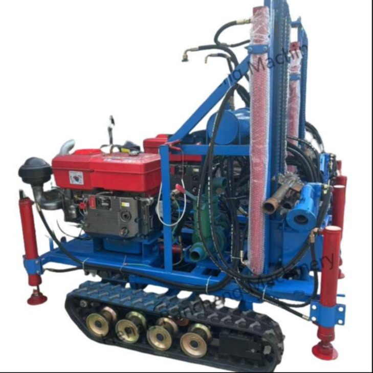 Hydraulic Crawler Mounted 160m Borehole Drill Wells Water Well Drilling ...