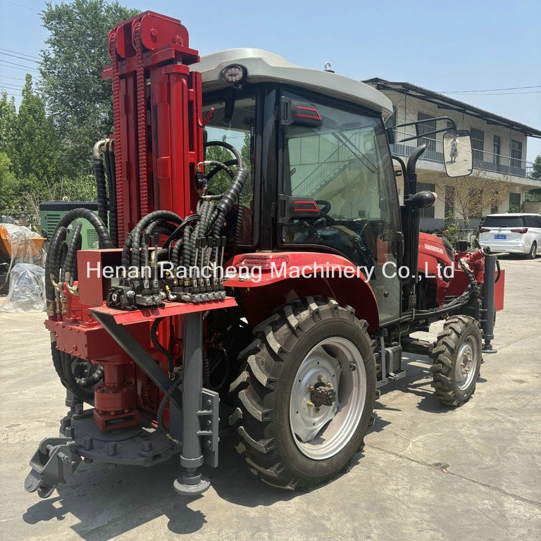 RCF260WT Hydraulic Trailer Mounted Water Well Drilling Rig With 4X4 Driving