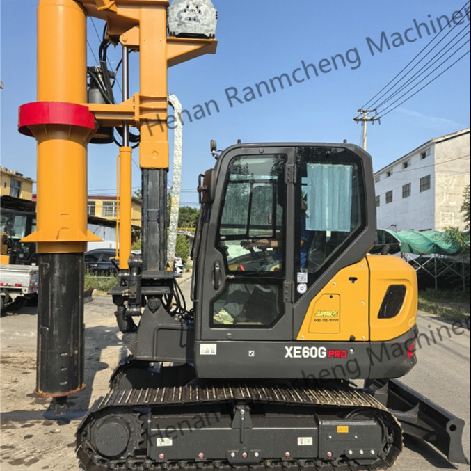 Hydraulic Compact Mini Rotary Pile Drilling Rig For Small Scale ...