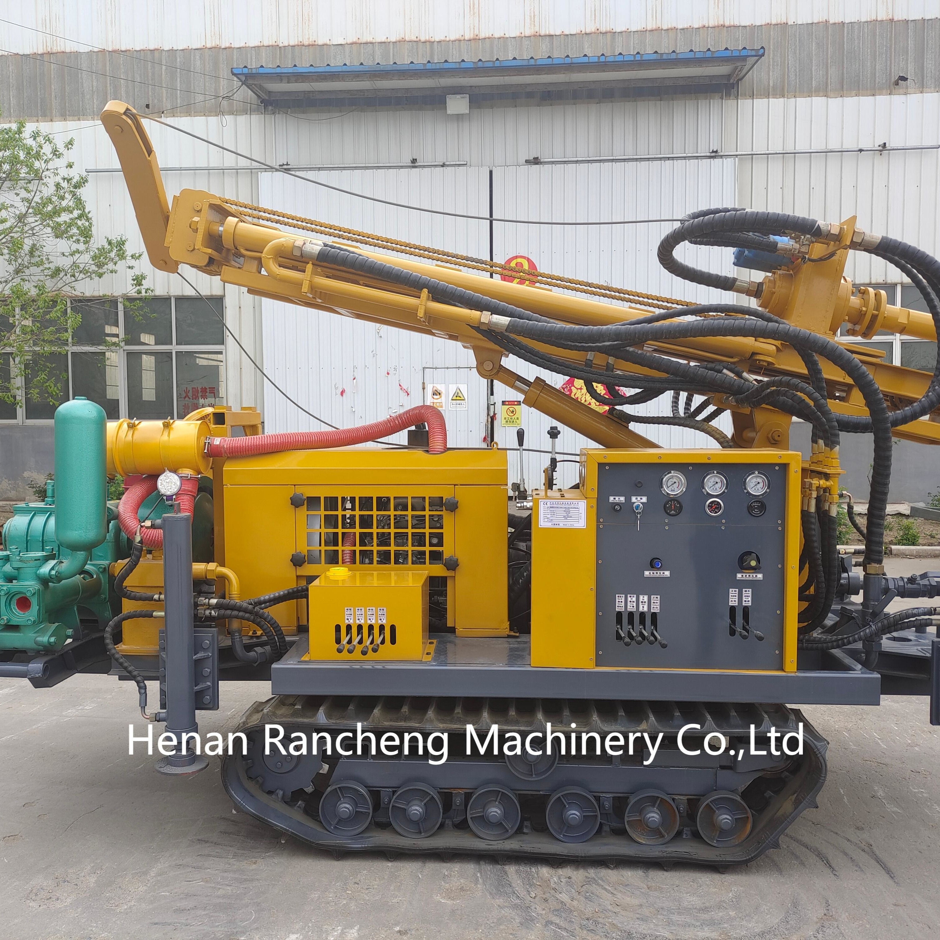 3500-3800Nm Max Torque of Rotary 150m Drilling Water Well Machine