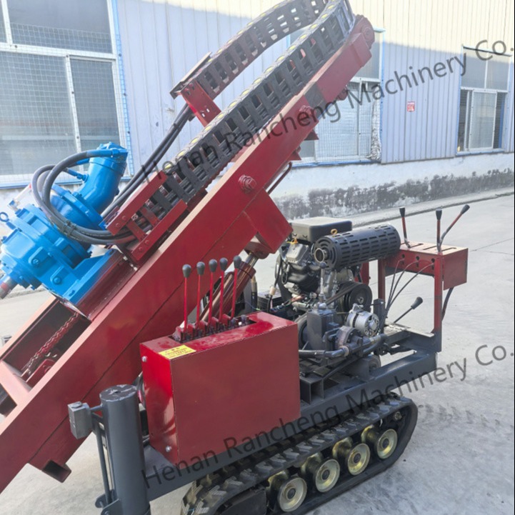 RCKM-30S Small Hydraulic Pile Driver For Solar Pile Installation And ...